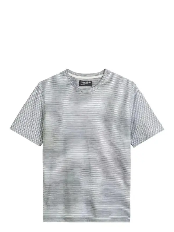 Marc O'polo Striped Crew-neck T-shirt - Grey