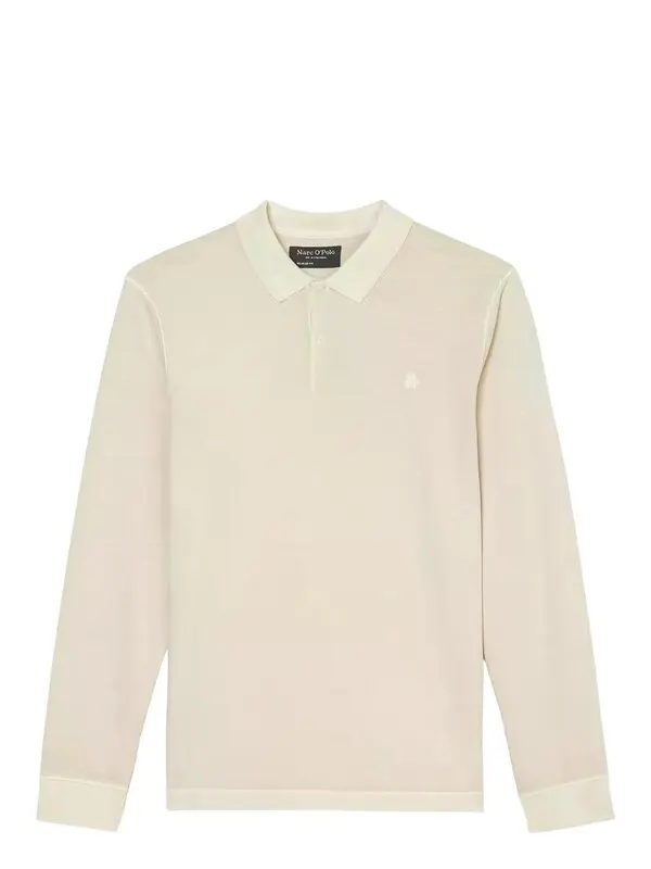 Marc O'polo Long-sleeve Polo Shirt - Neutrals