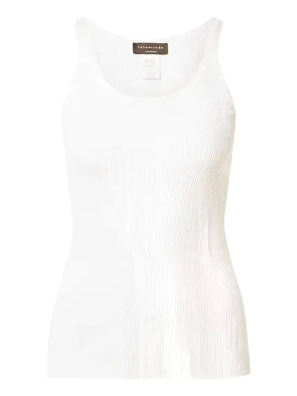 Marc O'polo Fine-ribbed Tank Top - White