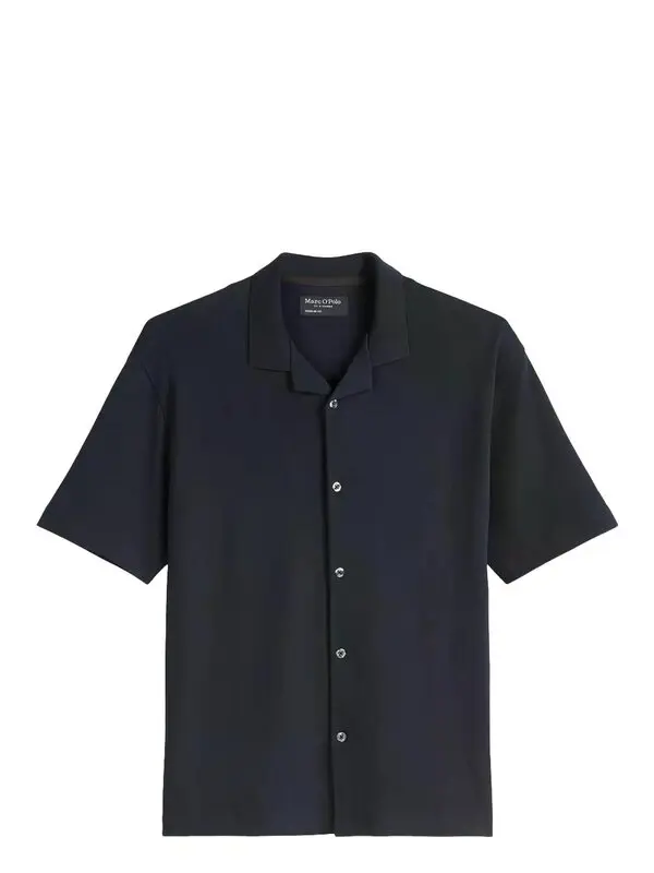 Marc O'polo Short-sleeve Button-up Shirt - Blue
