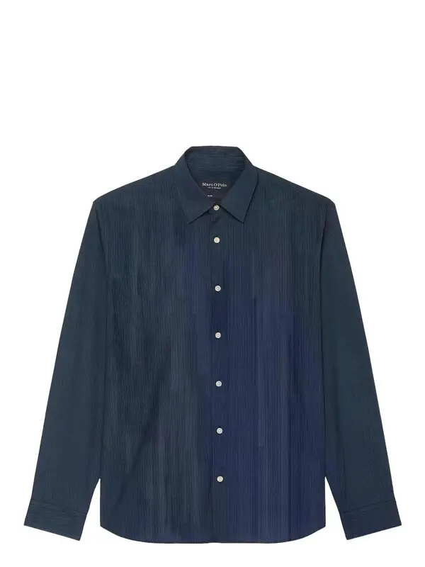 Marc O'polo Striped Button-up Shirt - Blue