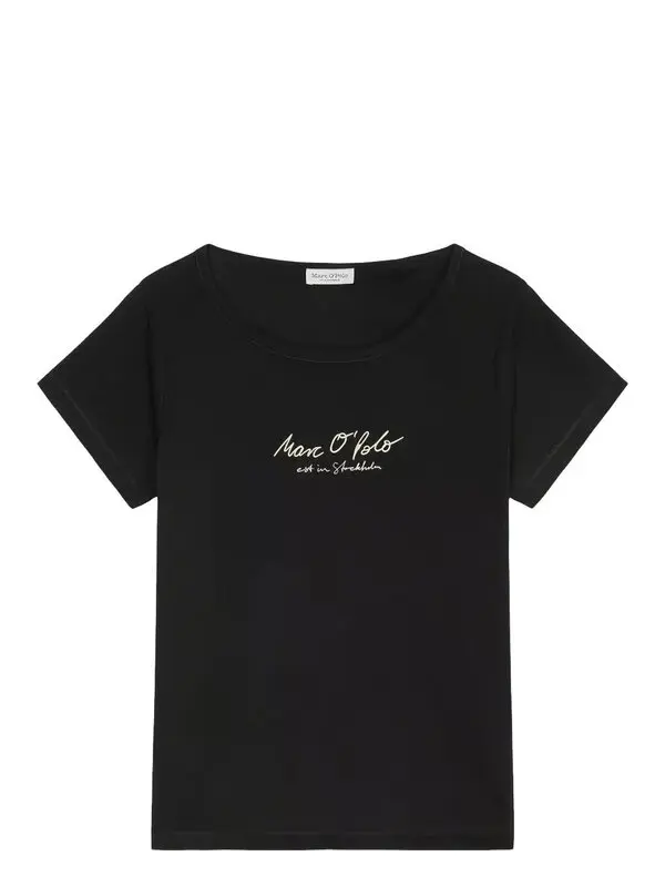 Marc O'polo Logo-signature T-shirt - Black