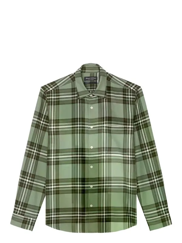 Marc O'polo Plaid Long-sleeve Shirt - Green
