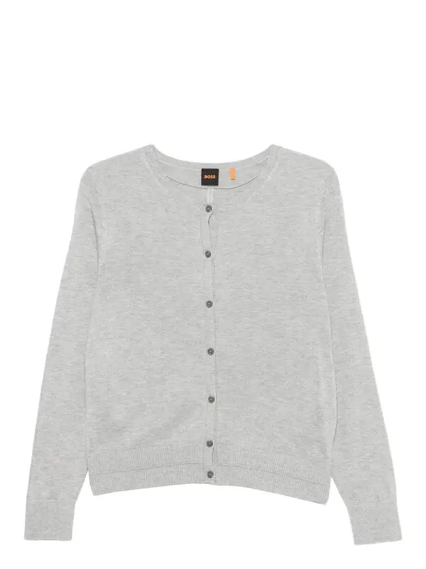 BOSS Button-front Cardigan - Grey