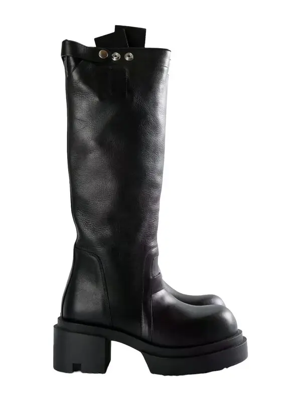Rick Owens 75mm Knee-high Platform Boots - Black