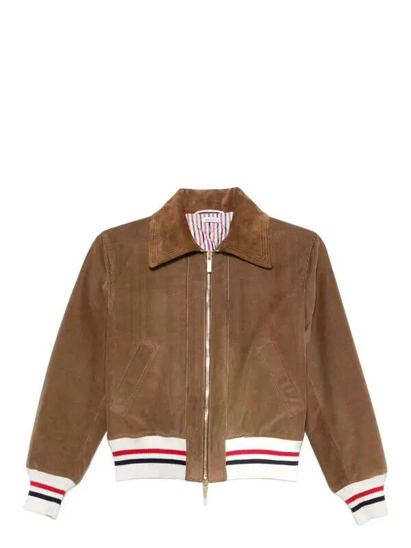 Thom Browne Corduroy Bomber Jacket - Brown