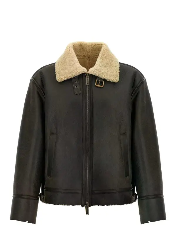 Dsquared2 Zip-front Jacket - Brown