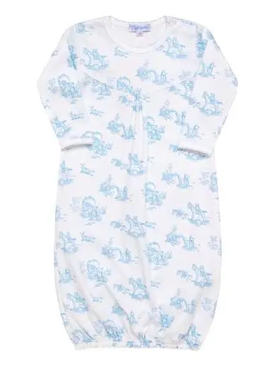 NELLAPIMA Toile Baby Gown - Blue