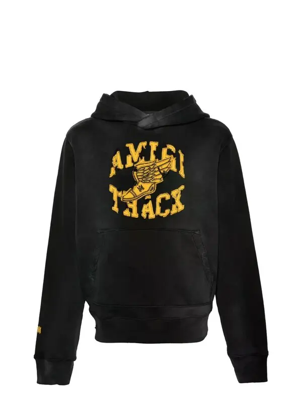 Amiri Patch-embellished Hoodie - Black