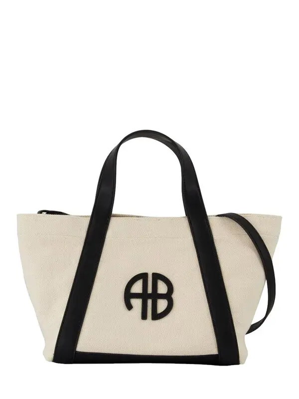 ANINE BING Small Cara Shopper Bag - Beige