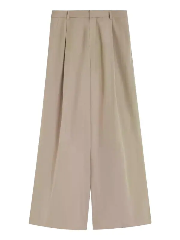 Max Mara Pleat-detail Trousers - Neutrals