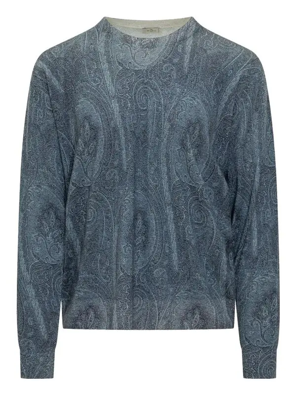 Etro Jacquard Crew-neck Sweater - Multicolor