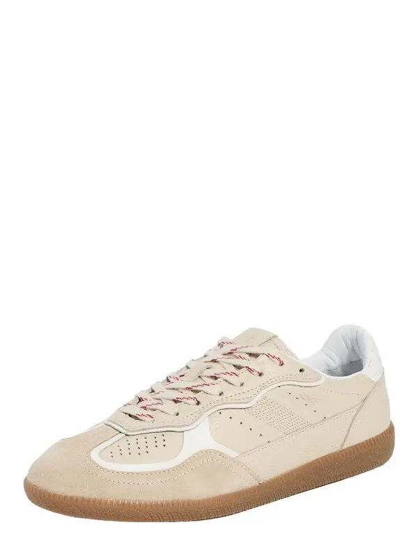 ALOHAS Rife Grain Leather Sneakers - Cream