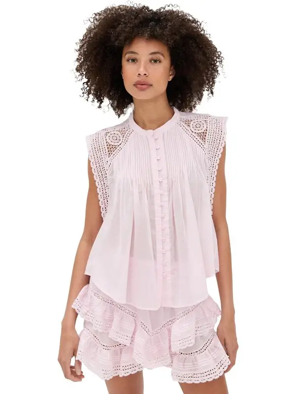 Isabel Marant Gresia Blouse - Light Pink