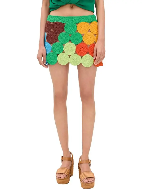 SIMONMILLER Beep Beep Mini Skirt - Island Multi