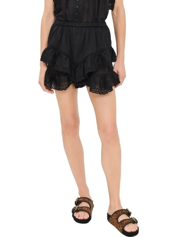 Isabel Marant Geana Shorts - Black