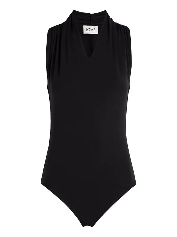 Tove Liorah Stretch-jersey Bodysuit - Black