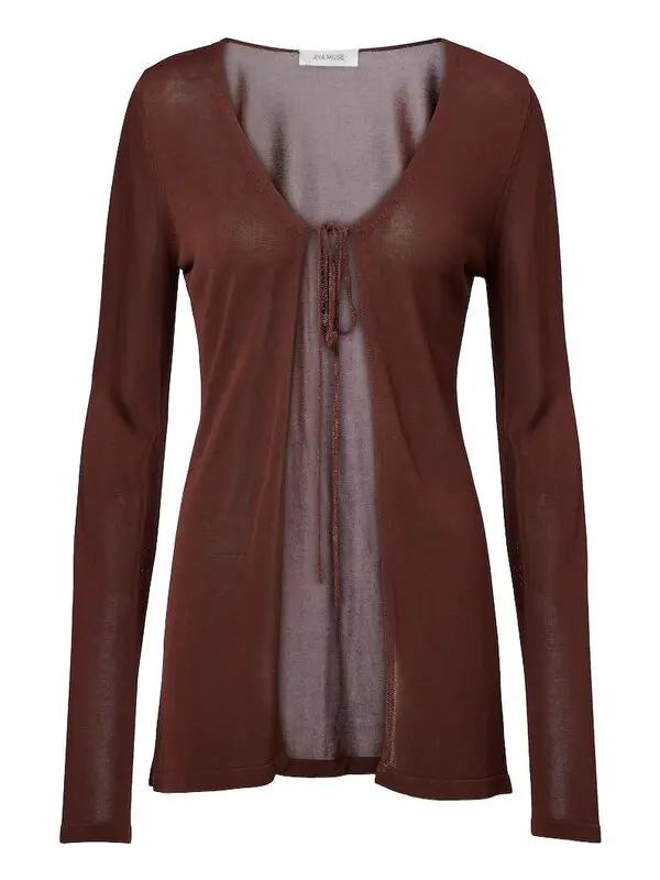 AYA MUSE Knitted Top - Brown