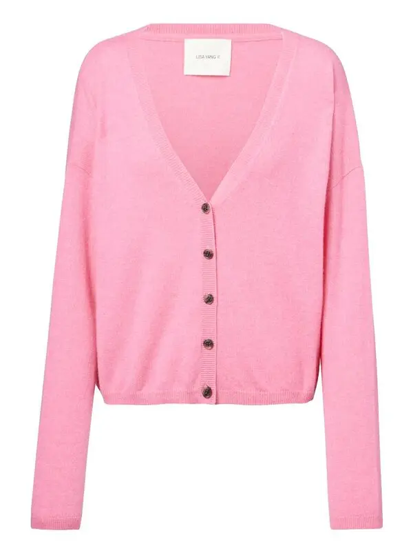 LISA YANG Abby Cashmere Cardigan - Pink