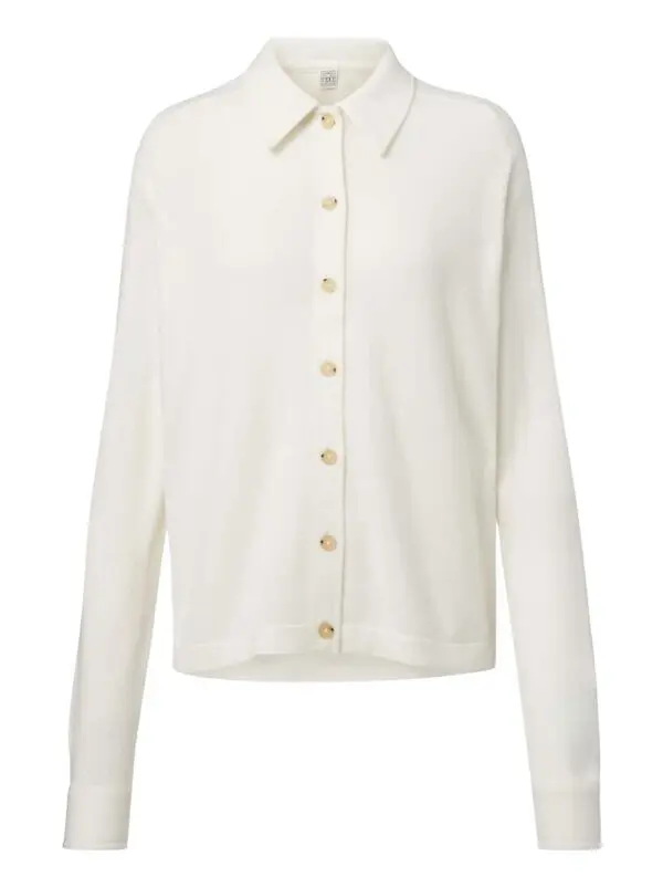 TOTÊME Cashmere Cardigan - White