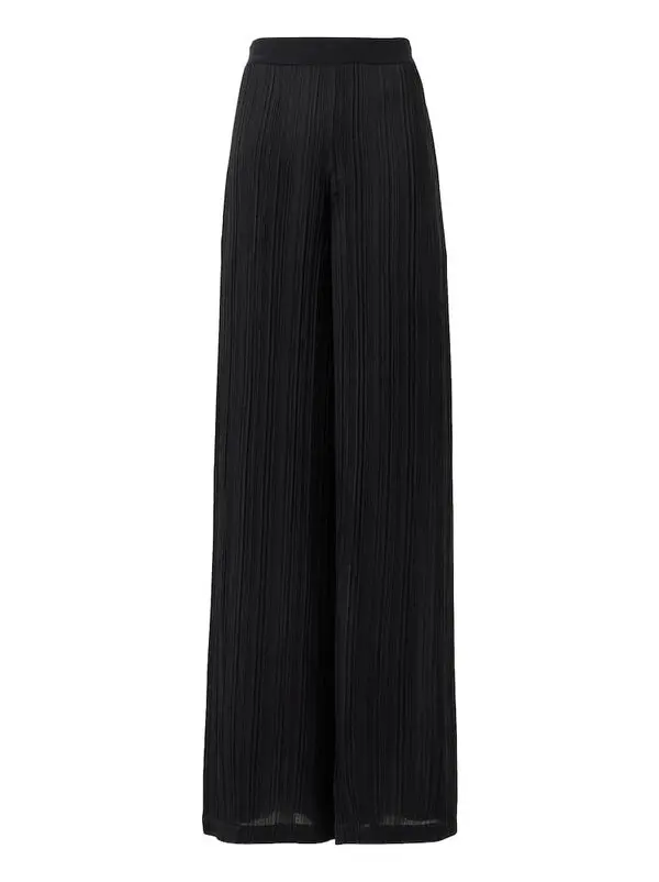 JOSEPH Mawn Pleated Wide-leg Pants - Black