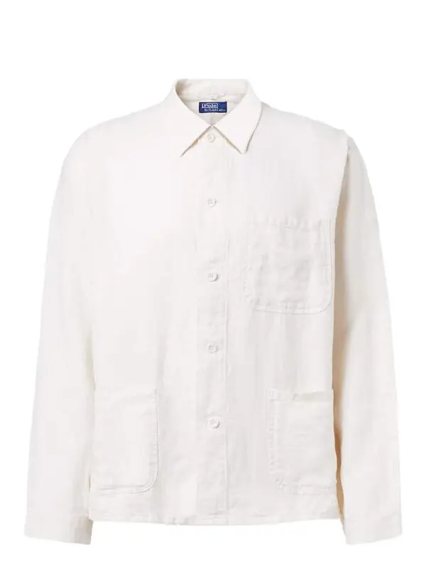 Polo Ralph Lauren Linen Overshirt - White