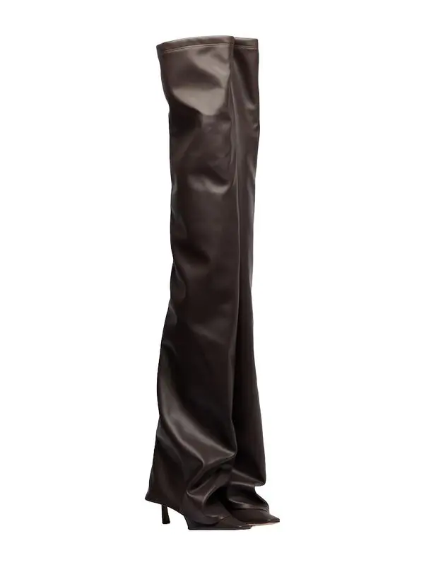 Attico Robin Otk 95 Boots - Brown
