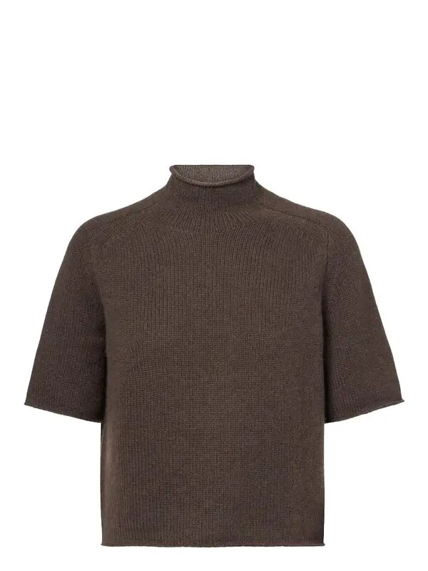 LISA YANG Fride Knitted Cashmere Top - Brown