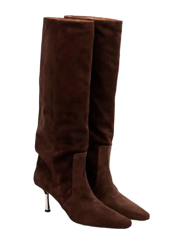 Paris Texas Bettina 75 Suede Boots - Brown