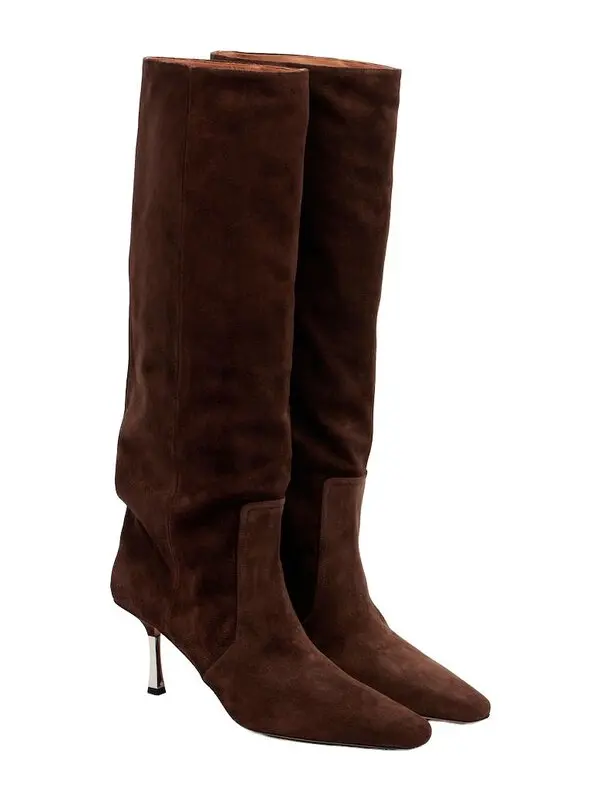 Paris Texas Bettina 75 Suede Boots - Brown