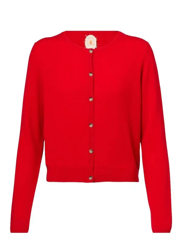 Jardin Des Orangers Cashmere Cardigan - Red