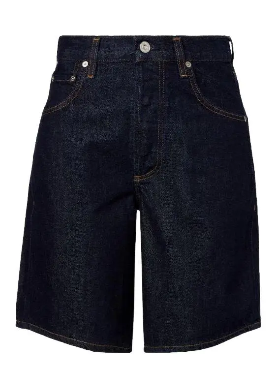 Citizens Of Humanity Ayla Mid-rise Denim Shorts - Blue