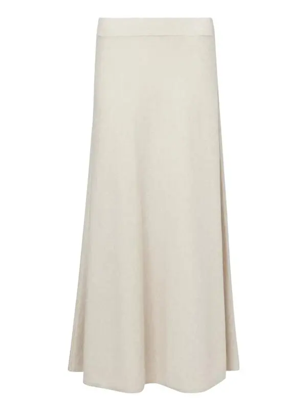 LISA YANG Torie High-rise Cashmere Maxi Skirt - Beige