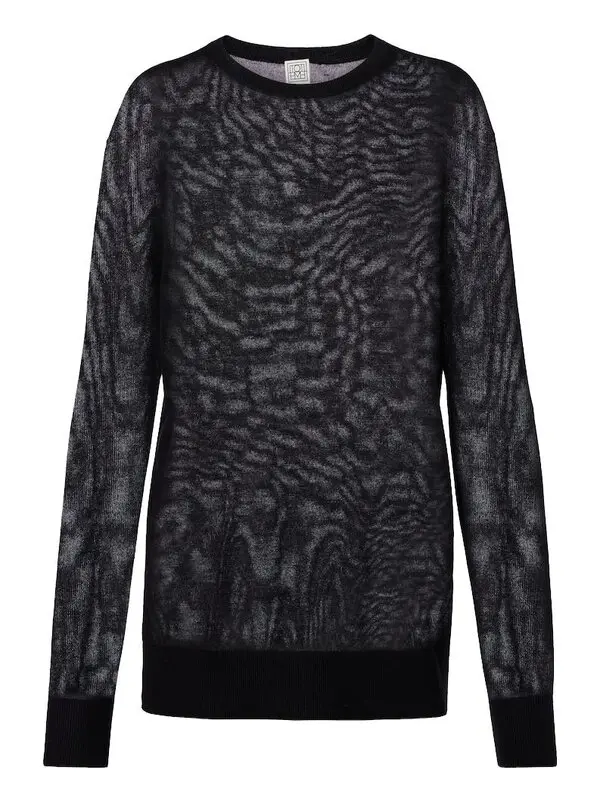 TOTEME Oversized Sweater - Black
