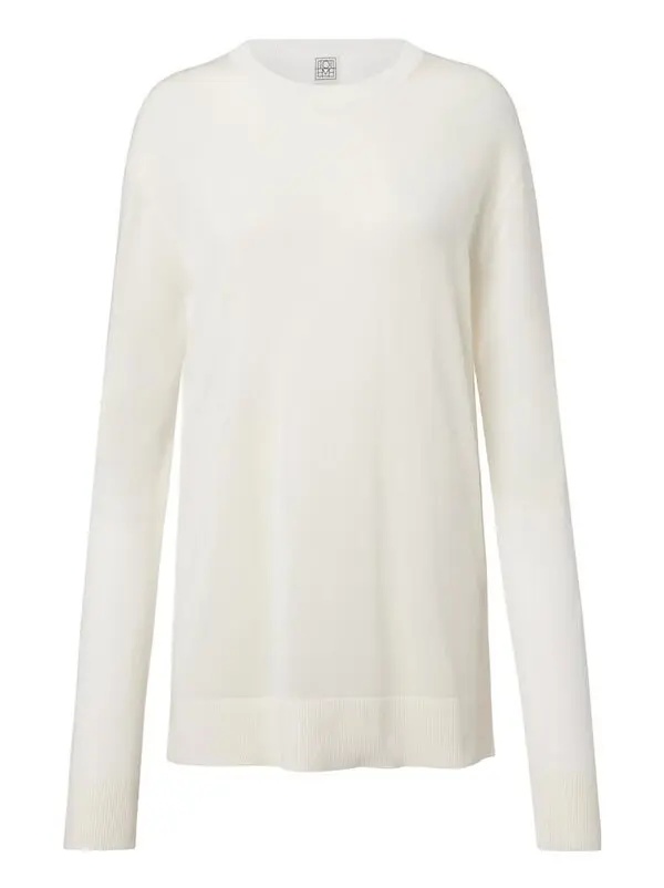 TOTEME Oversized Sweater - White