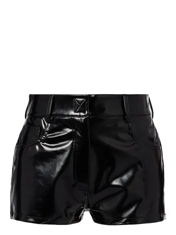 Norma Kamali High-rise Shorts - Black