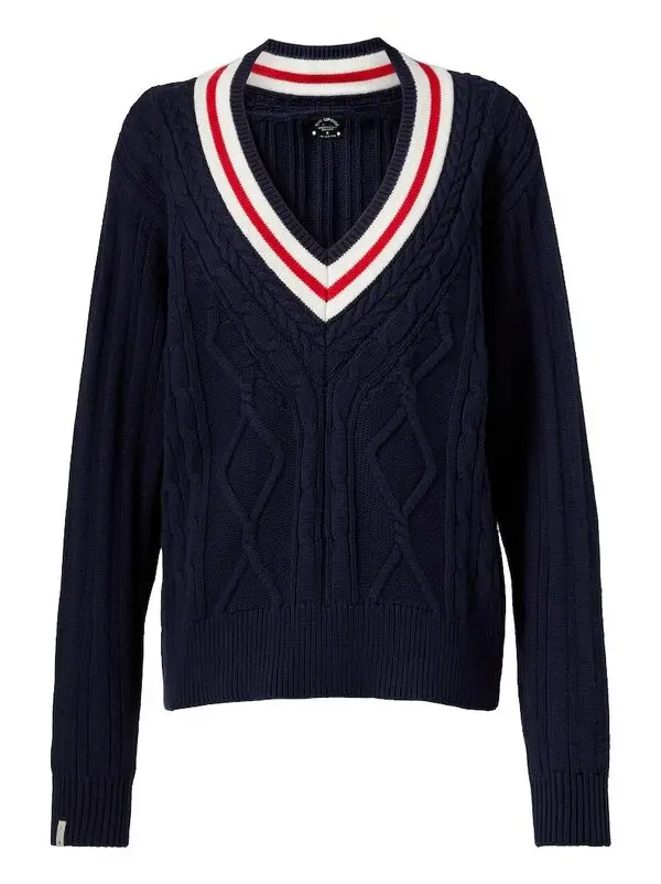 The Upside Renshaw Josette Cotton Sweater - Blue
