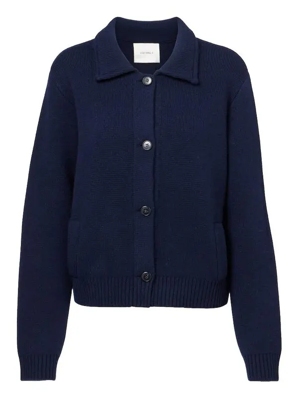 LISA YANG Lynna Cashmere Cardigan - Blue