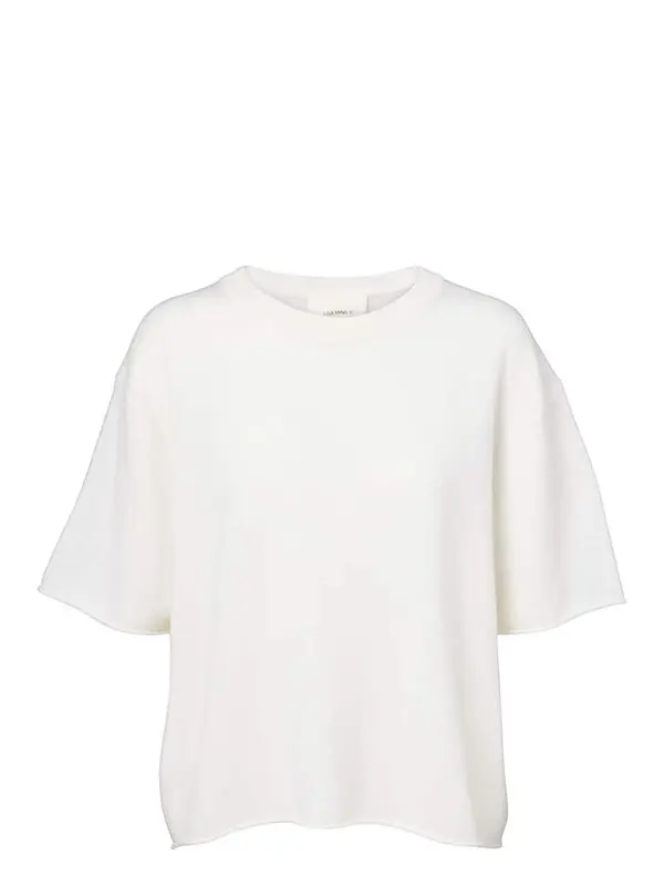 LISA YANG Cila Cashmere T-shirt - White