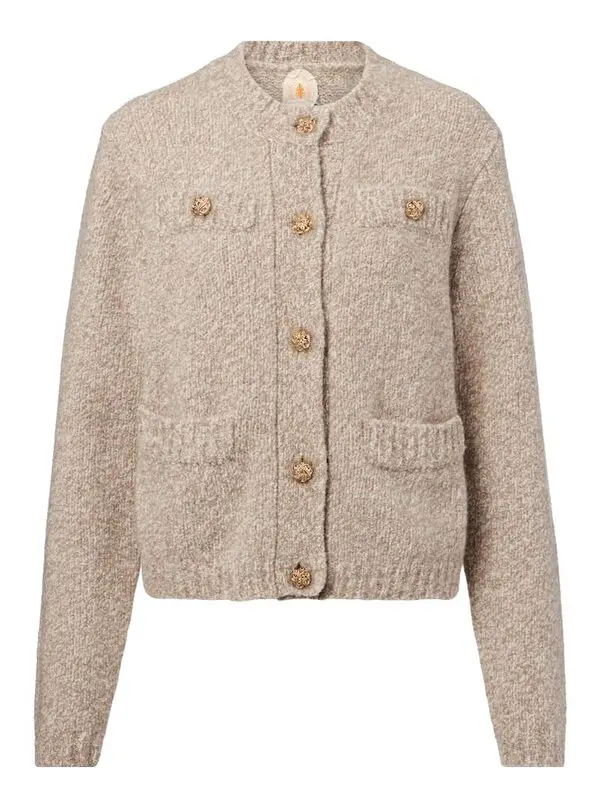 Jardin Des Orangers Cashmere-blend Cardigan - Beige