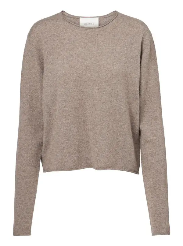 LISA YANG Ida Cashmere Sweater - Brown