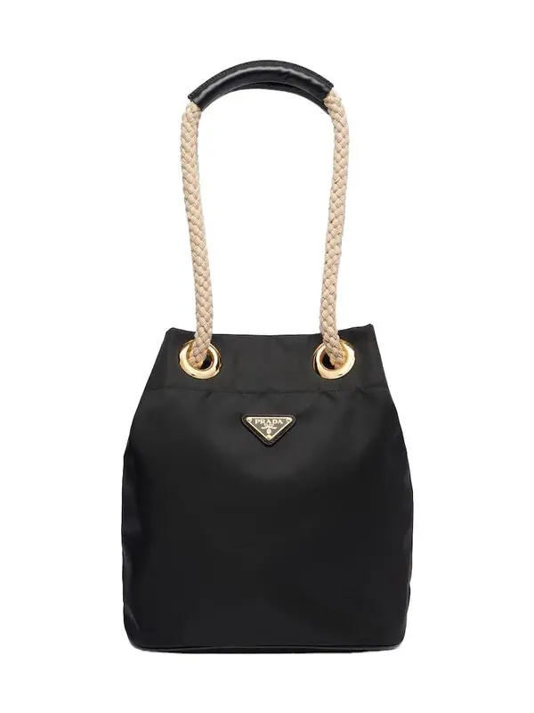 Prada Mariner Re-nylon Small Bucket Bag - Black