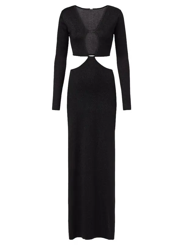 SAME Cutout Maxi Dress - Black
