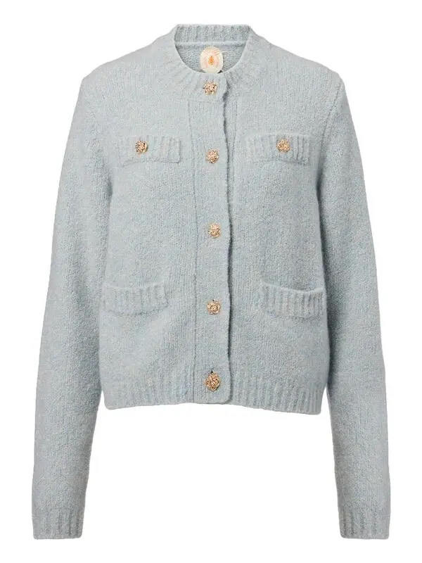 Jardin Des Orangers Cashmere-blend Cardigan - Blue