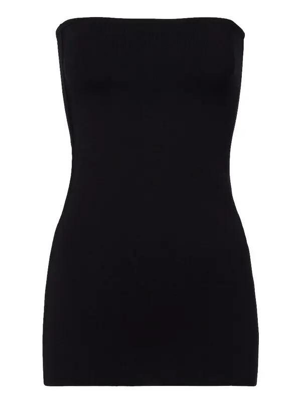 TOTEME Jersey Tube Top - Black