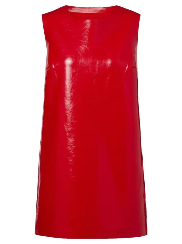 Norma Kamali Sleeveless Mini Dress - Red