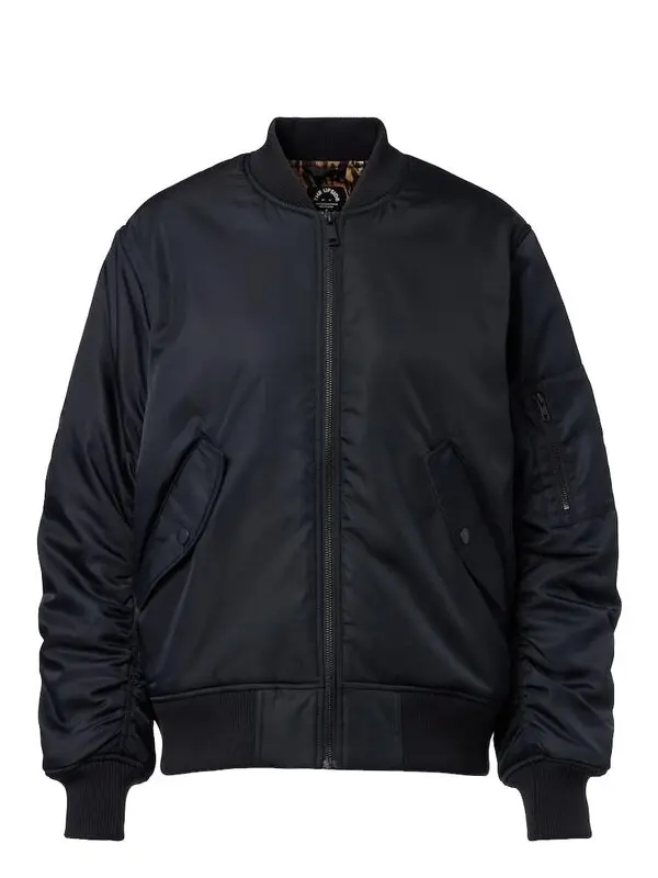 The Upside Tribute Twill Bomber Jacket - Black
