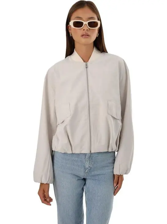 LAMARQUE Iriana Bomber Jacket - Whisper White