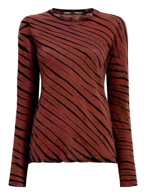 Proenza Schouler Mia T-shirt - Brown