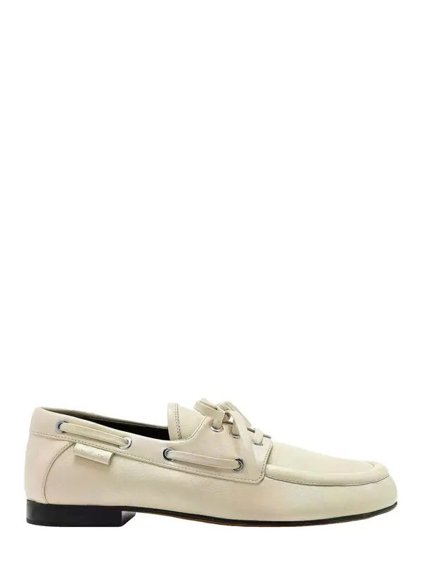 Proenza Schouler Leather Deck Shoes - Neutrals